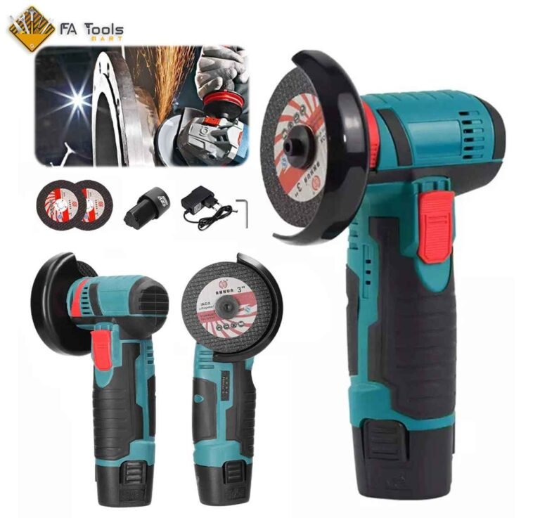 12V 3Inch Cordless Mini Angle Grinder Cutting/Polishing Tool